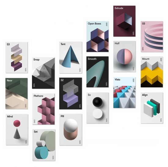 Deepshape: Poster Collection by Nertil Muhaxhiri | Daily design ...