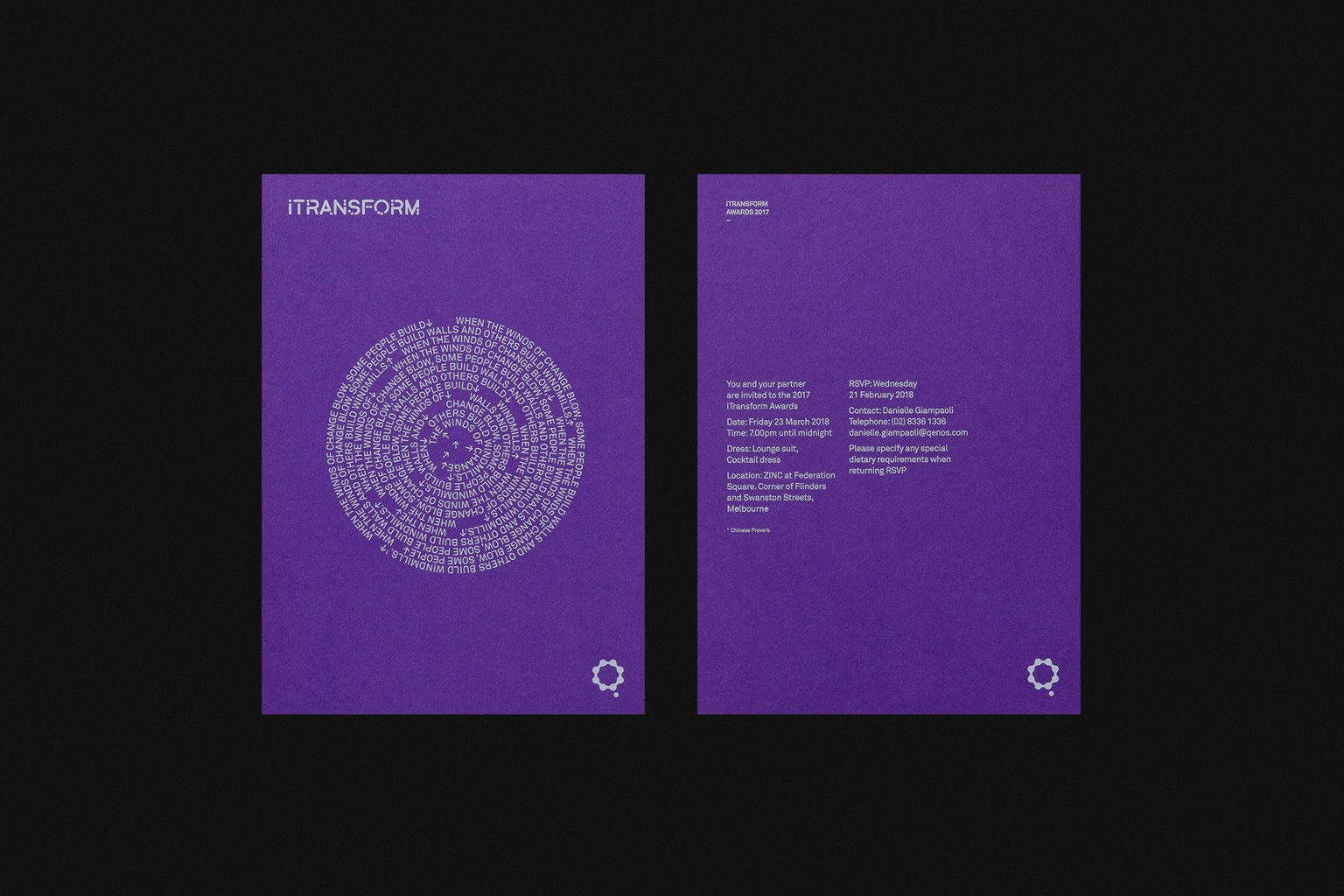 Qenos iTransform Branding by Pop & Pac | Daily design inspiration for ...