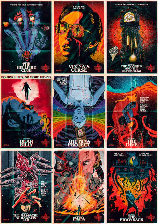 Stranger Things Posters by Butcher Billy | Daily design inspiration for ...