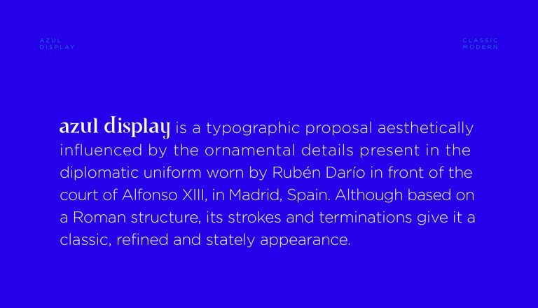 Azul Display Typeface by Dainin Solis | Daily design inspiration for ...