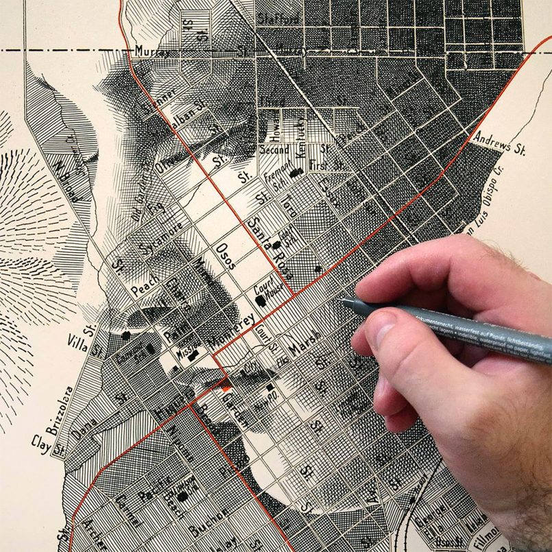 Illustrated Maps by Ed Fairburn | Daily design inspiration for ...