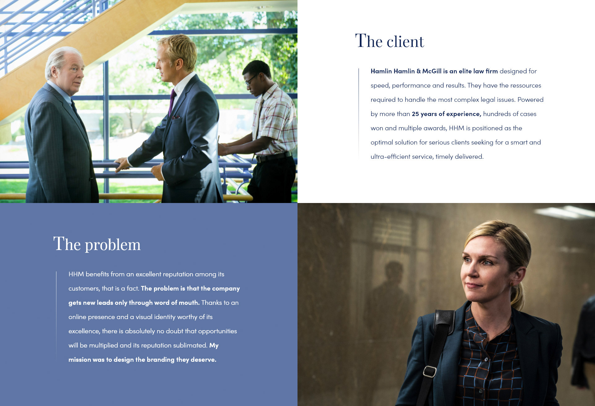 This designer rebranded HHM from Better Call Saul | Daily design ...