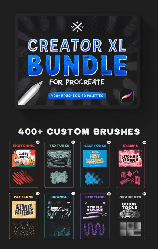 50 Excellent Procreate Brushes for Digital Artists | Daily design ...