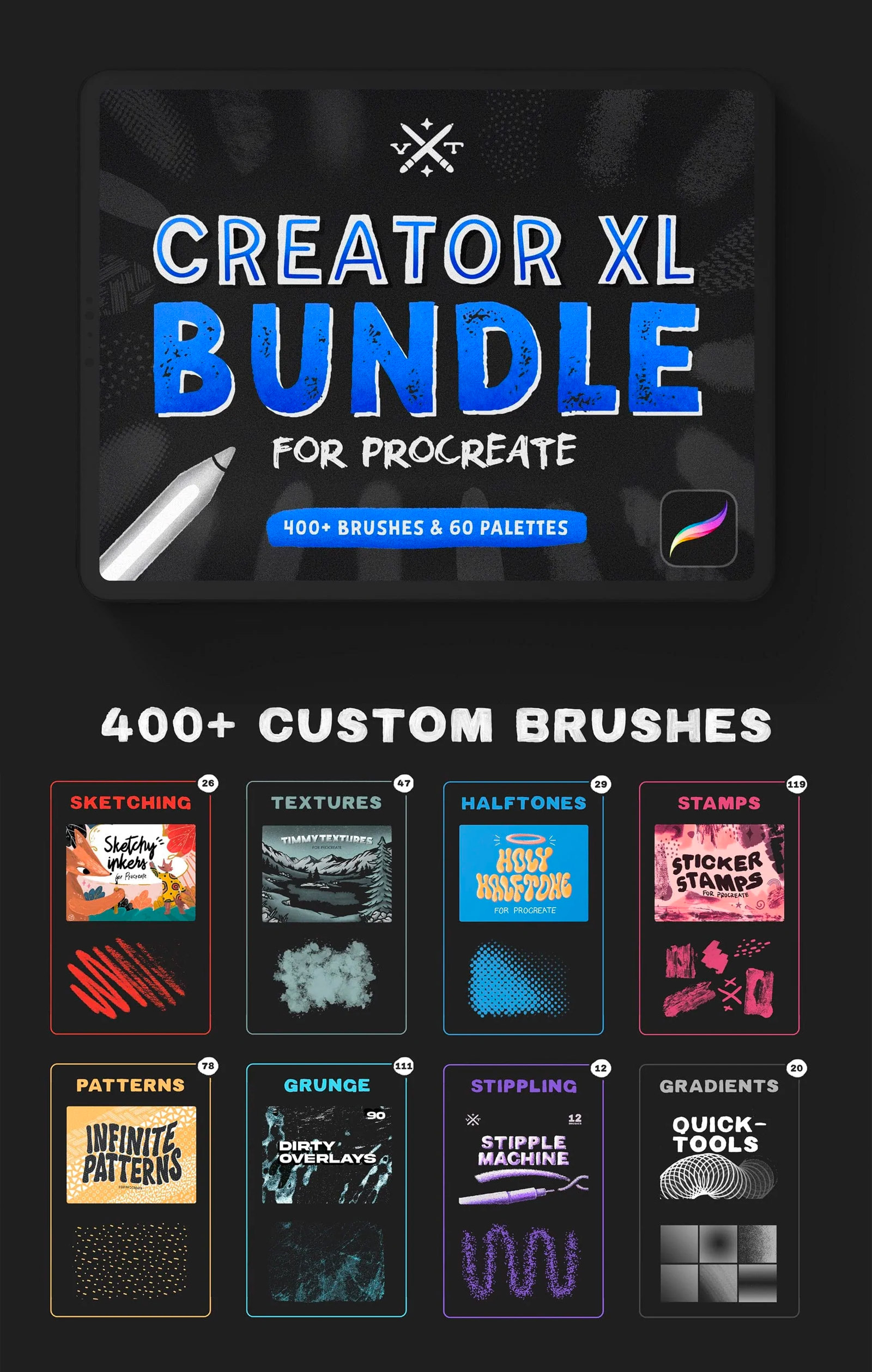 50 Excellent Procreate Brushes for Digital Artists | Daily design ...