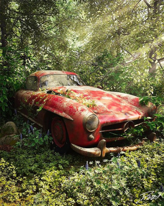 Barn Finds: Abandoned Luxury Vehicles Series by Dizzy Viper | Daily ...