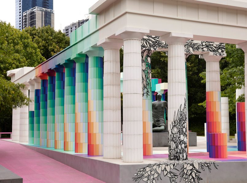 Temple of Boom: A Vivid Tribute to The Parthenon | Daily design ...