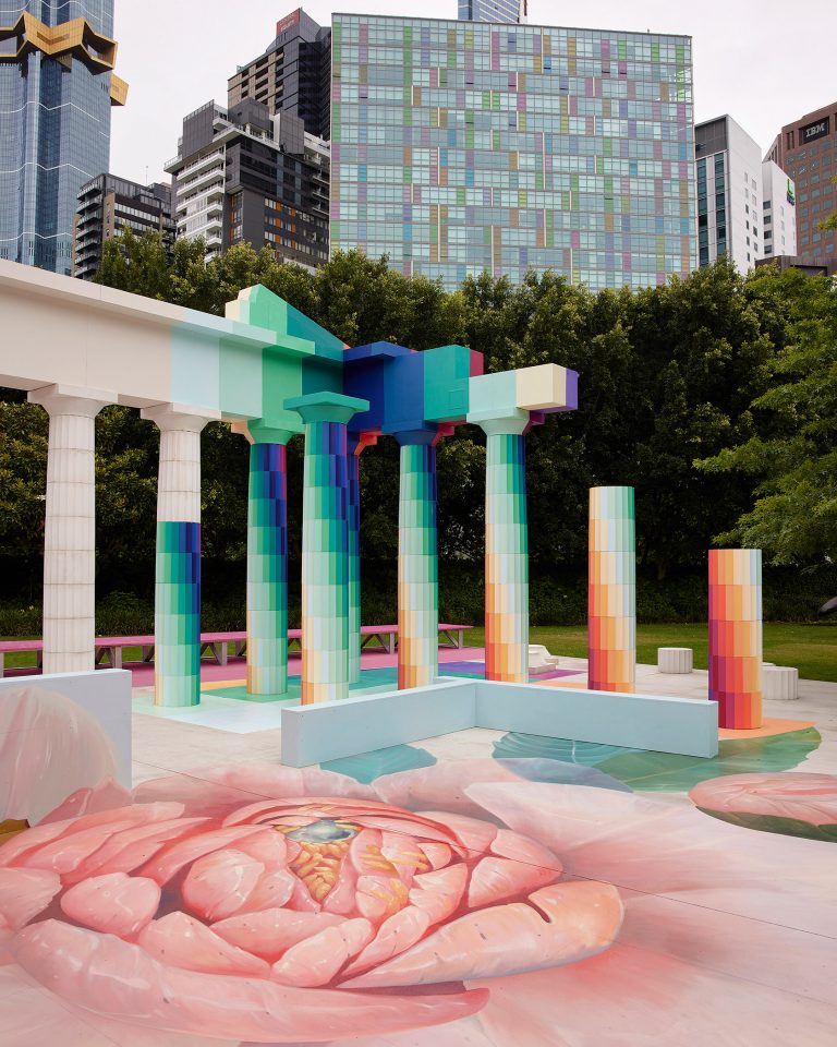 Temple of Boom: A Vivid Tribute to The Parthenon | Daily design ...
