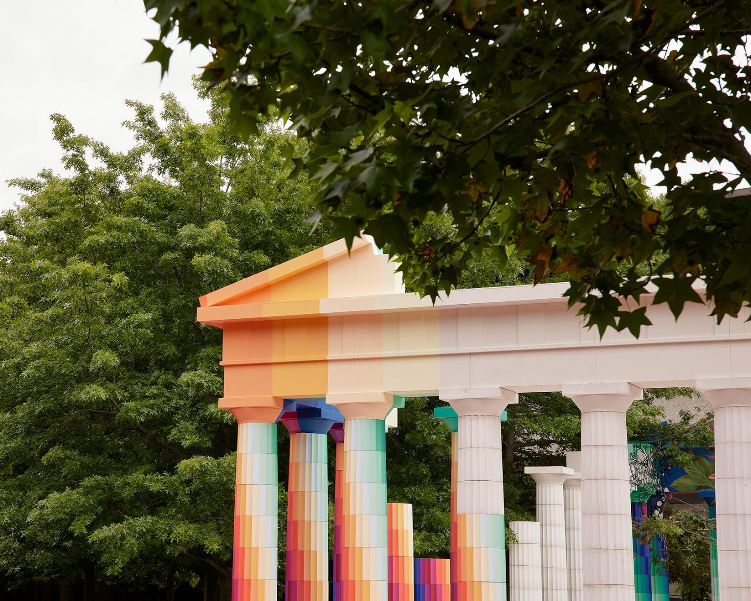 Temple of Boom: A Vivid Tribute to The Parthenon | Daily design ...