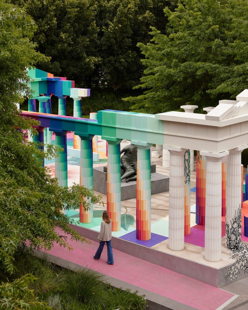 Temple of Boom: A Vivid Tribute to The Parthenon | Daily design ...