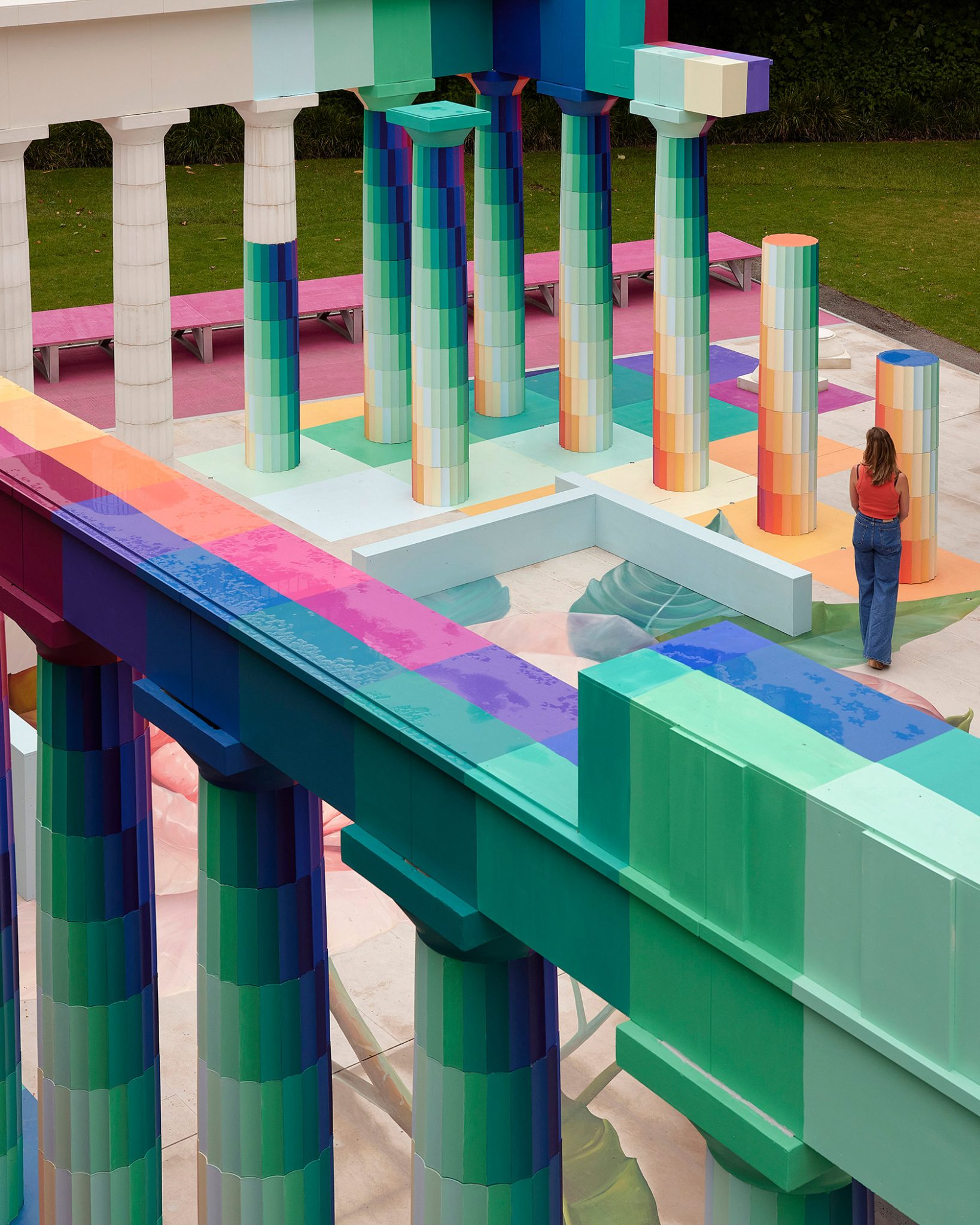 Temple of Boom: A Vivid Tribute to The Parthenon | Daily design ...