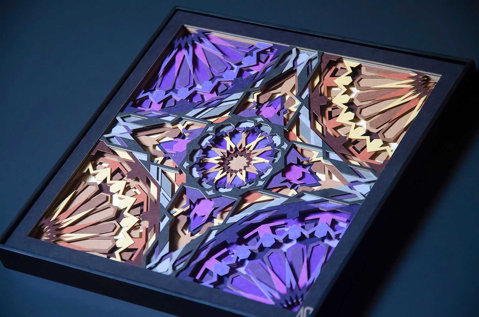 Spectral Matrix: Multi-Layered Paper Art by Zubin Jhaveri | Daily ...