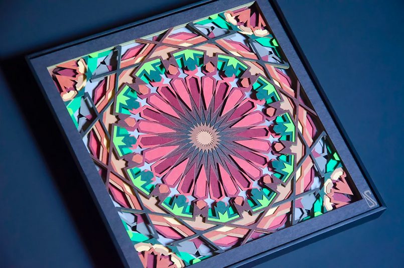 Spectral Matrix: Multi-Layered Paper Art by Zubin Jhaveri | Daily ...