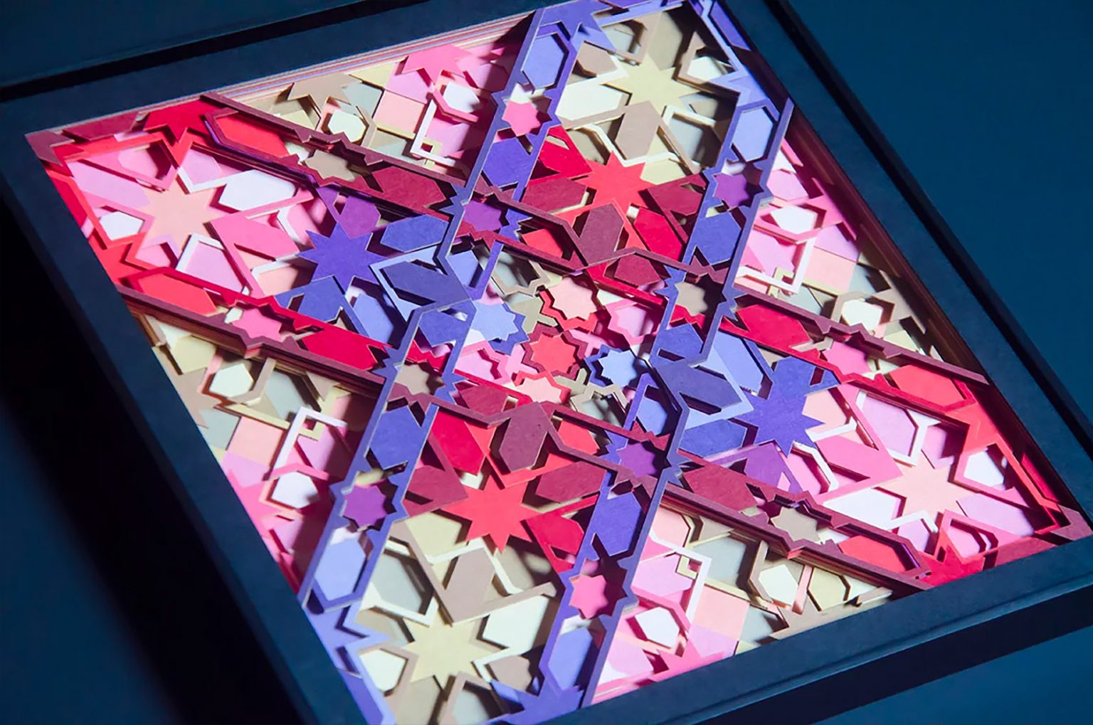 Spectral Matrix: Multi-Layered Paper Art by Zubin Jhaveri | Daily ...