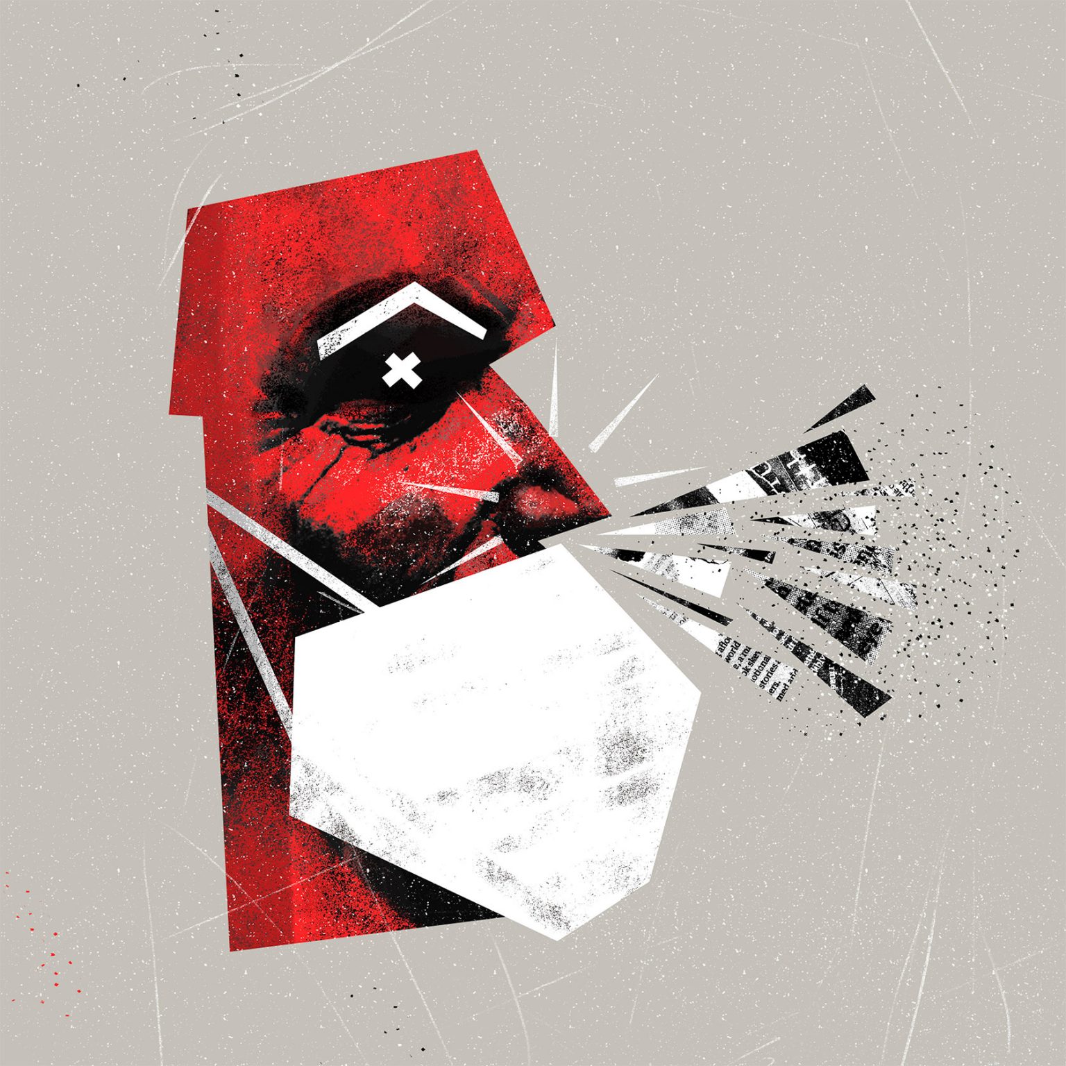 Powerful Collage Illustrations by Nate Kitch | Daily design inspiration ...