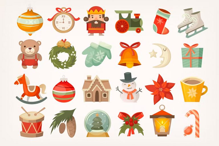15+ Festive Graphics for your Christmas Cards & Designs | Daily design ...