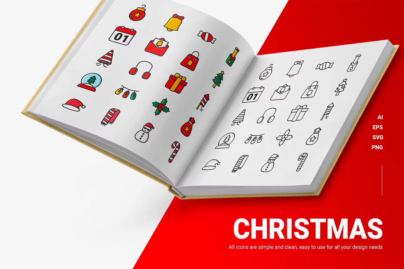 15+ Festive Graphics for your Christmas Cards & Designs | Daily design ...