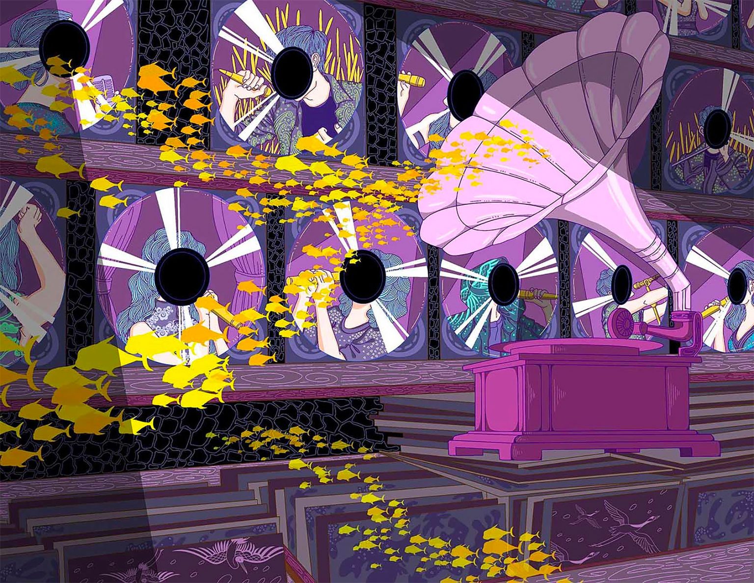 Maximalist Illustrations by Feixue Mei | Daily design inspiration for ...