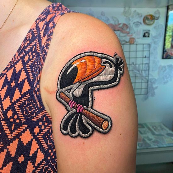 Amazing Embroidered Tattoos by Duda Lozano | Daily design inspiration ...