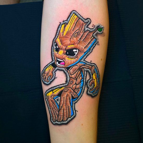 Amazing Embroidered Tattoos by Duda Lozano | Daily design inspiration ...