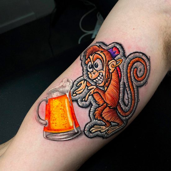 Amazing Embroidered Tattoos by Duda Lozano | Daily design inspiration ...