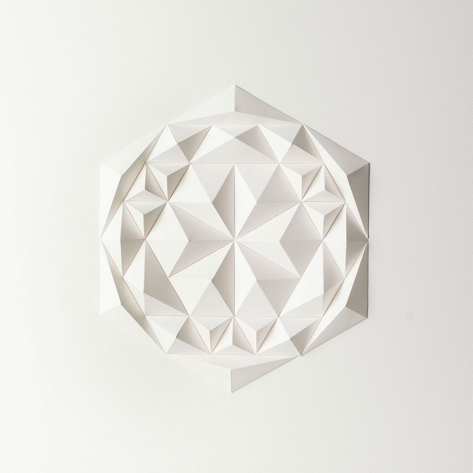 Geometric Paper Sculptures by Anna Kruhelska | Daily design inspiration ...