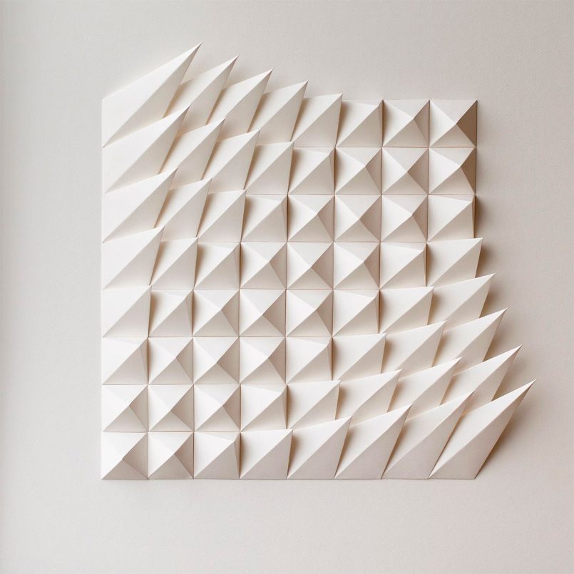 Geometric Paper Sculptures by Anna Kruhelska | Daily design inspiration ...
