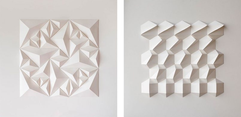 Geometric Paper Sculptures by Anna Kruhelska | Daily design inspiration ...