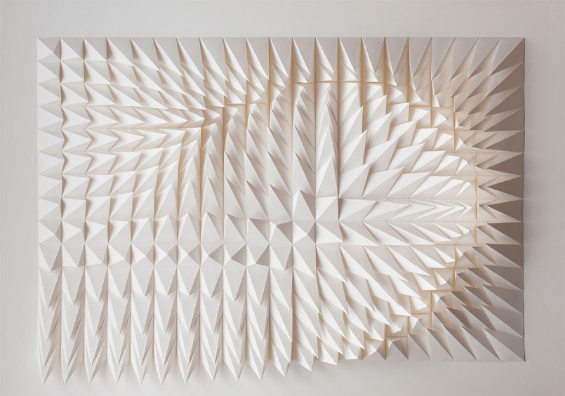 Geometric Paper Sculptures by Anna Kruhelska | Daily design inspiration ...