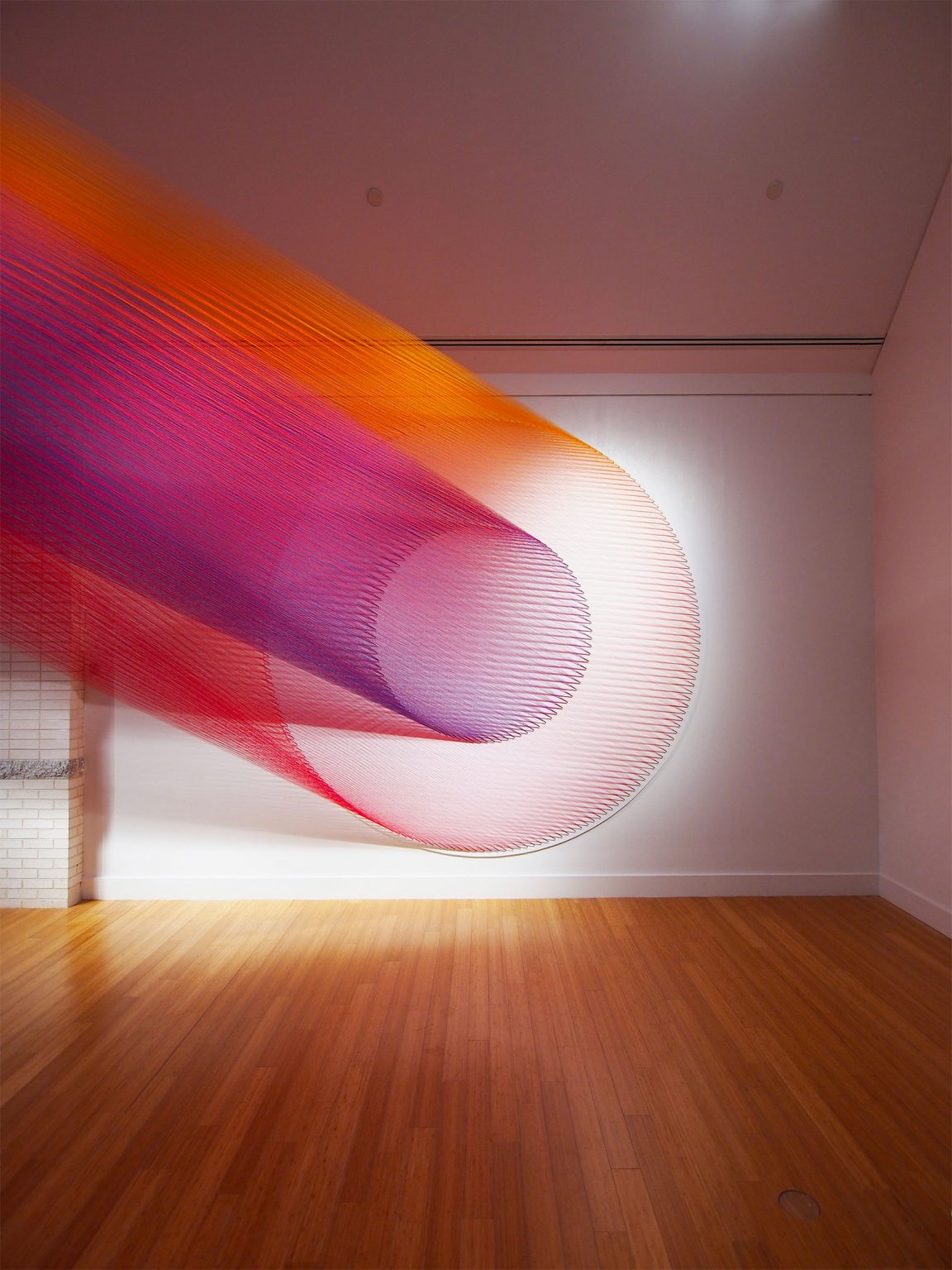 Plexus: Colorful Thread Installations by Gabriel Dawe | Daily design ...