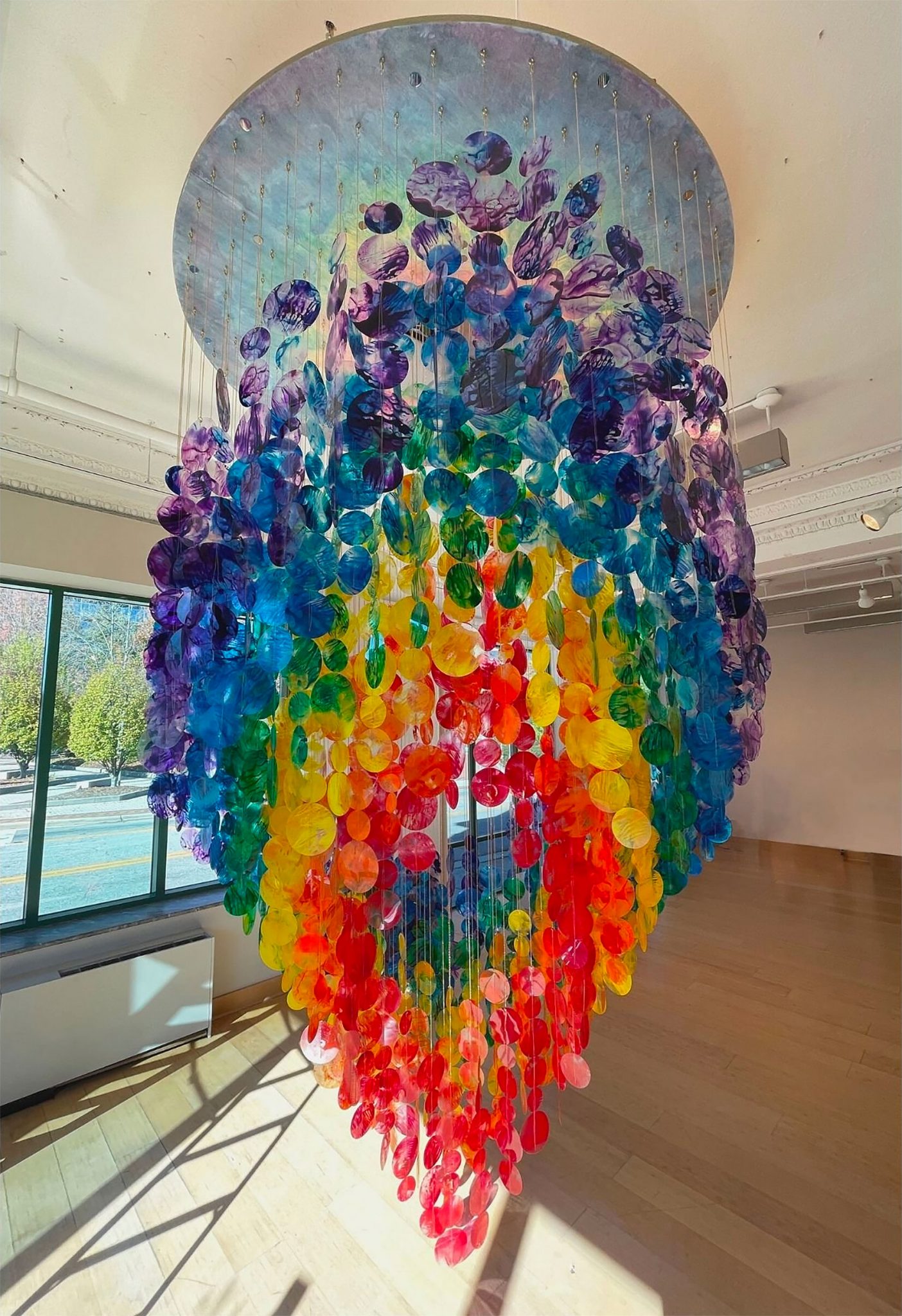 Rainbow-Colored Art Installations by Jane Cheek | Daily design ...