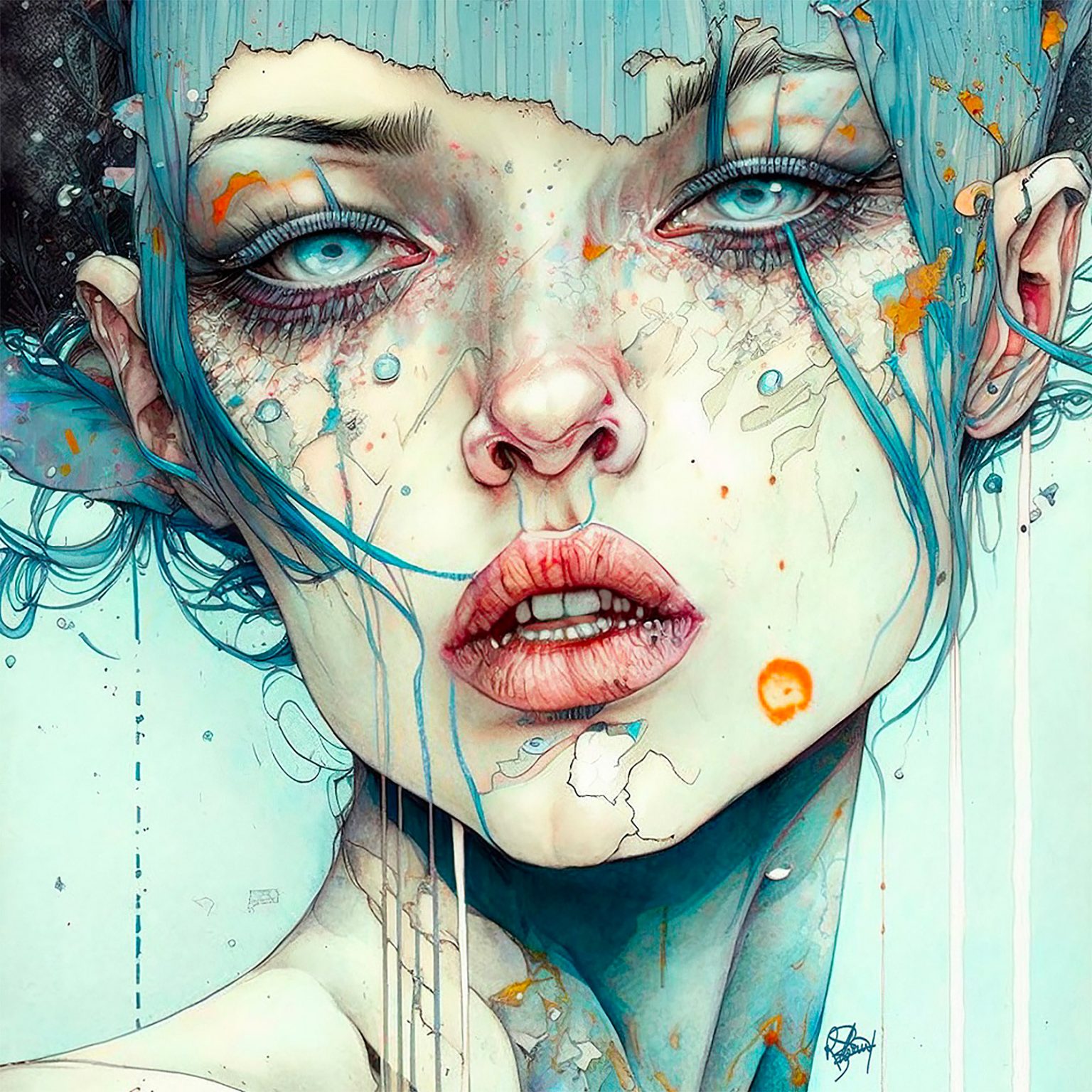 Digital Paintings by Romain Bonnet | Daily design inspiration for ...