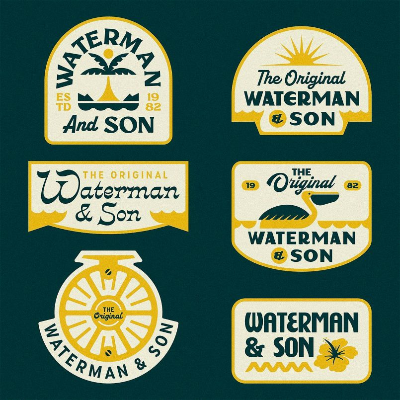 Outdoorsy Badges by Jose Manzo | Daily design inspiration for creatives ...
