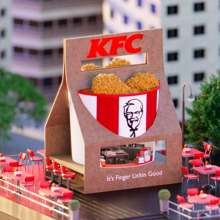 Awesome Fast Food Dioramas by Eslam Mhd | Daily design inspiration for creatives | Inspiration Grid