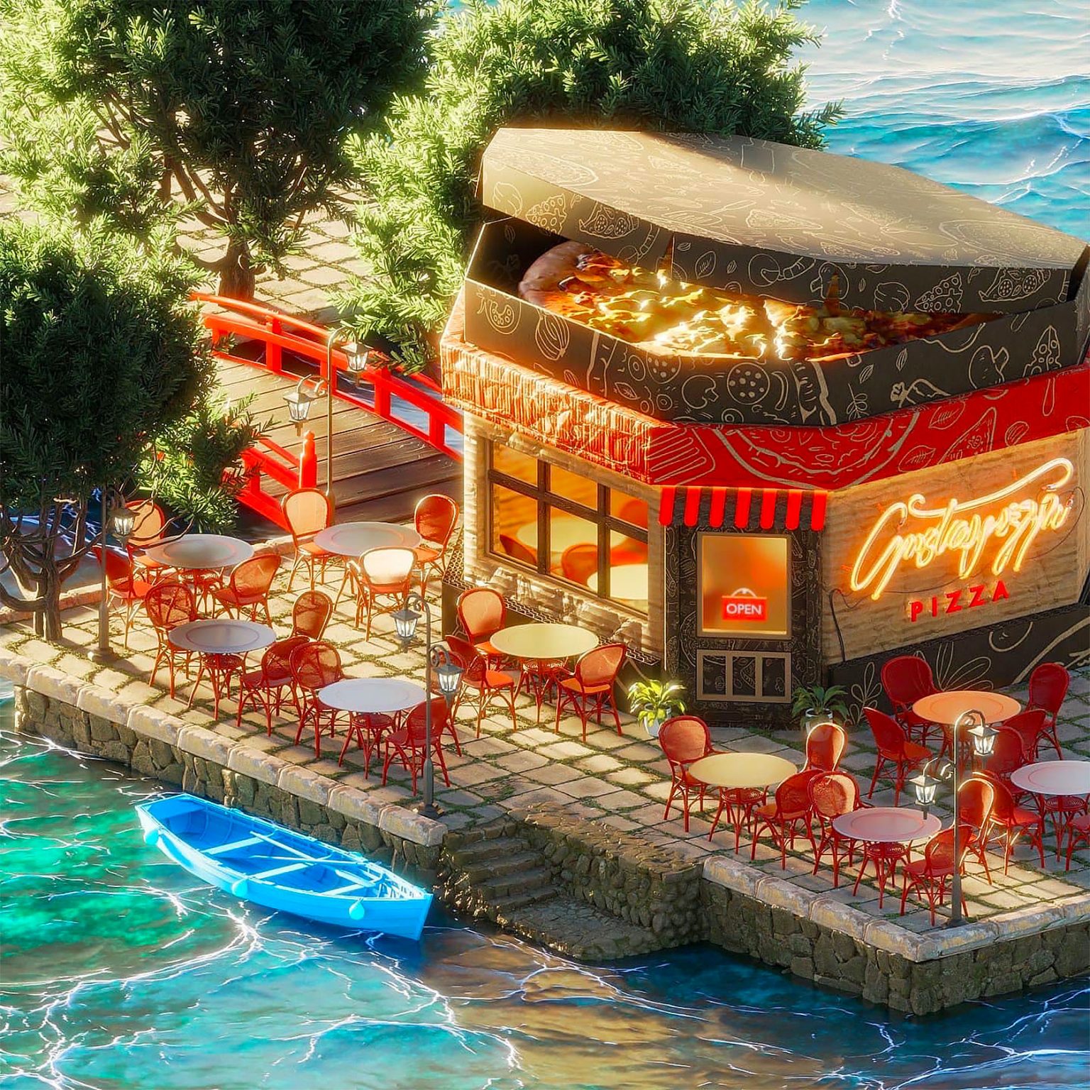 Awesome Fast Food Dioramas by Eslam Mhd | Daily design inspiration for creatives | Inspiration Grid