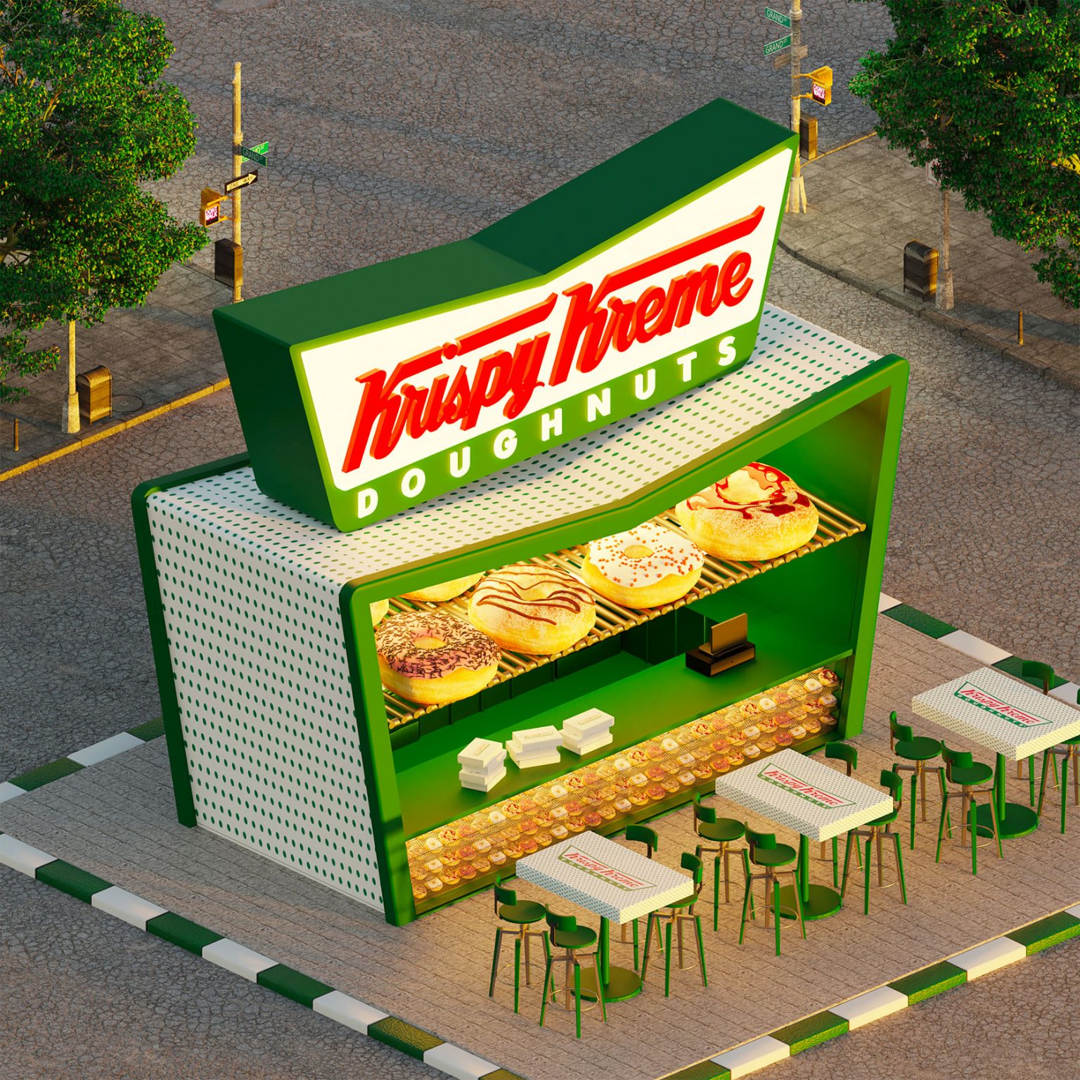 Awesome Fast Food Dioramas by Eslam Mhd | Daily design inspiration for ...