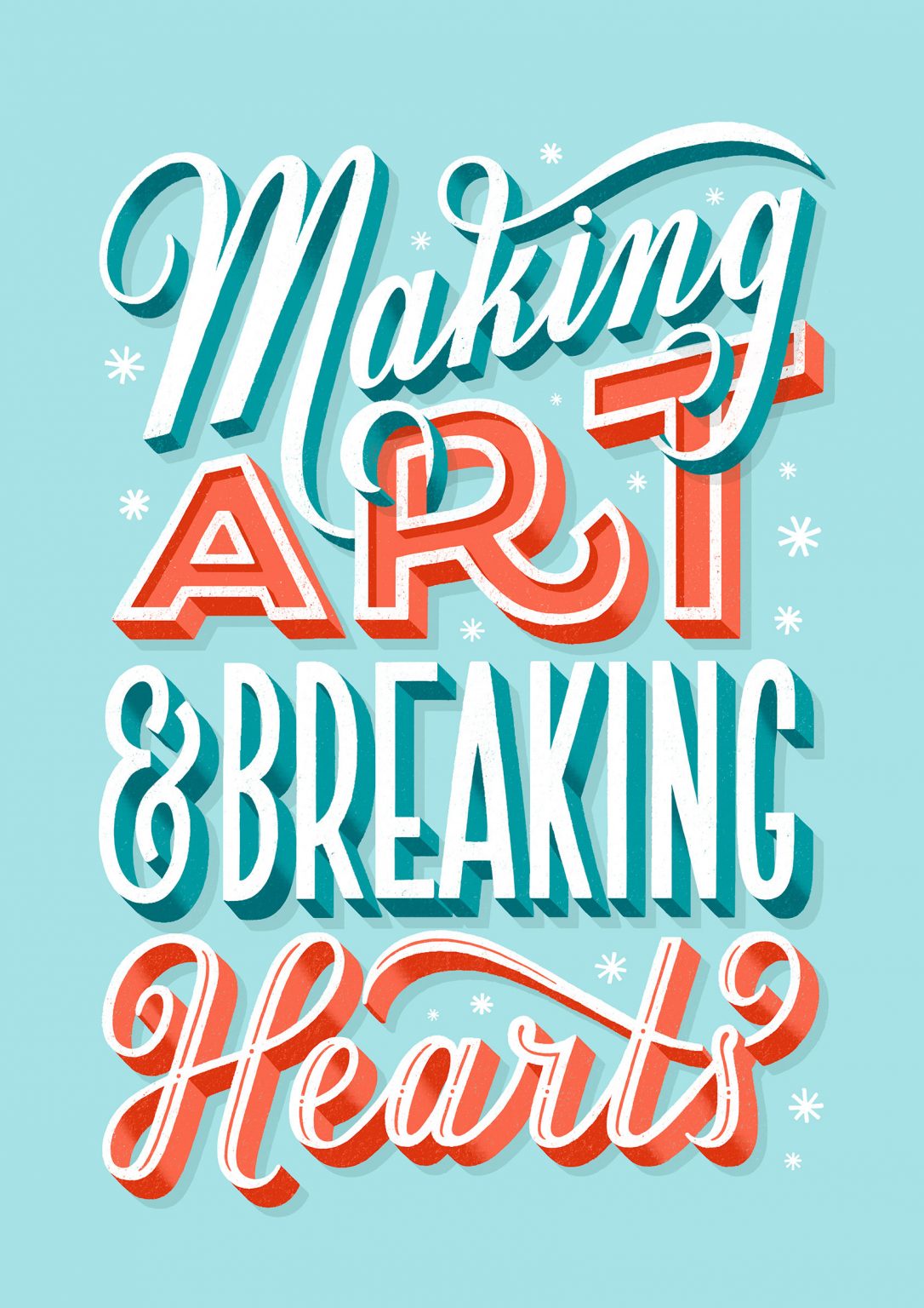 Creative Lettering Artworks by Lauren Hom | Daily design inspiration ...