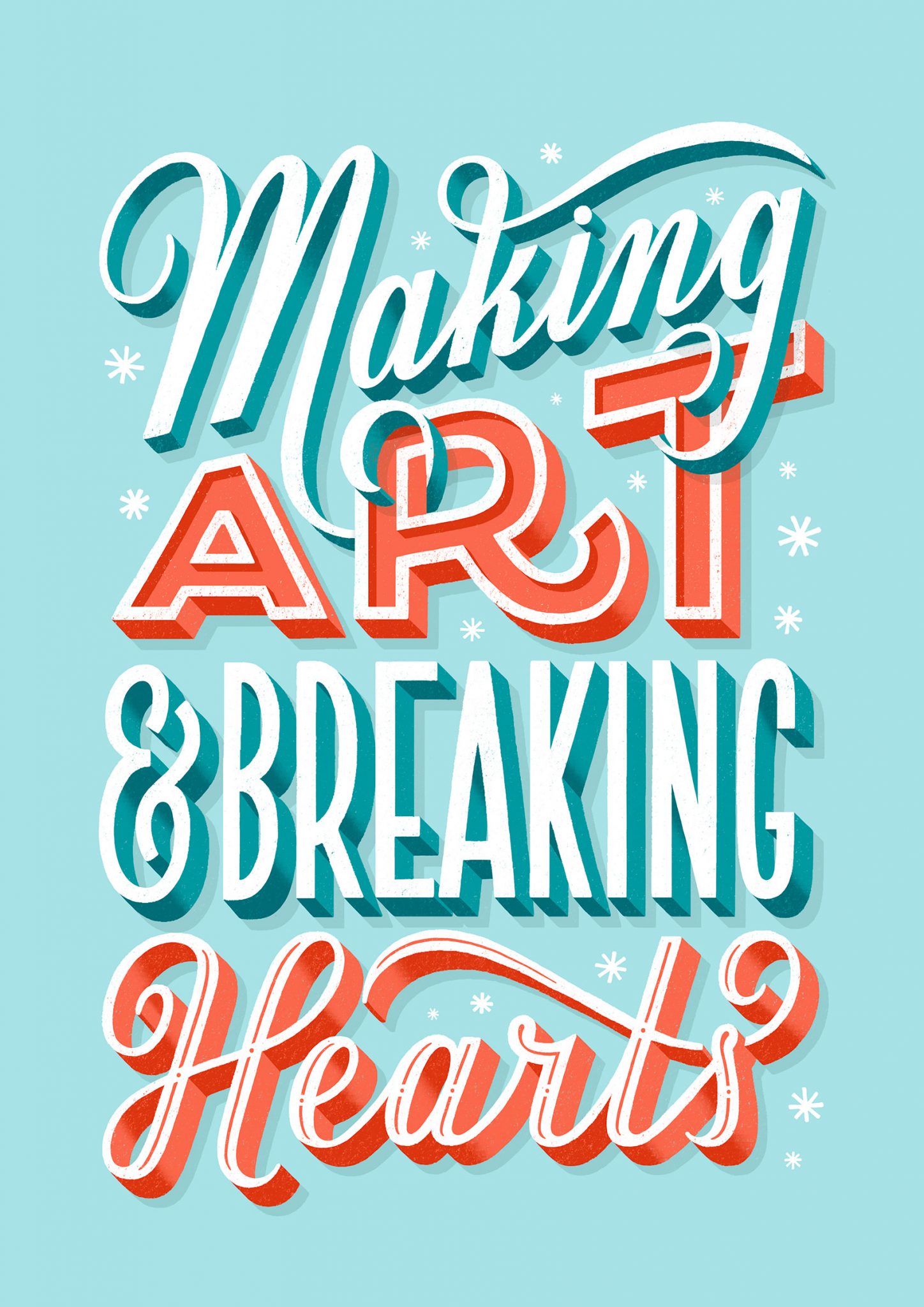 Creative Lettering Artworks by Lauren Hom | Daily design inspiration ...
