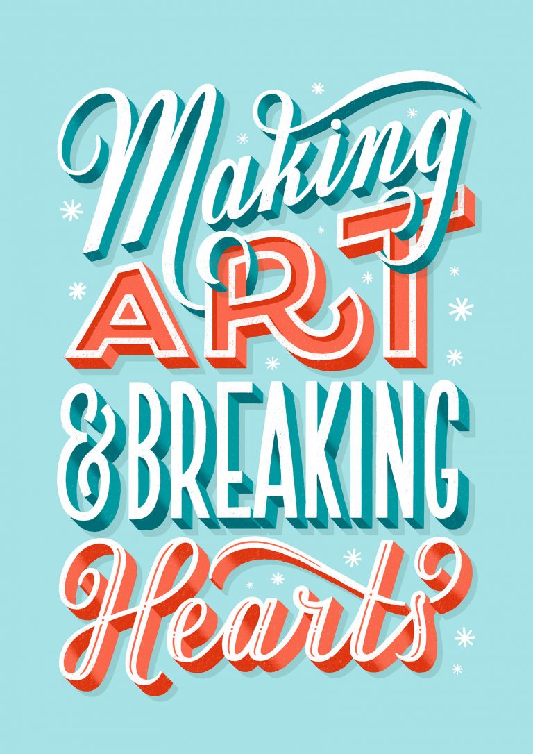 Creative Lettering Artworks by Lauren Hom | Daily design inspiration ...