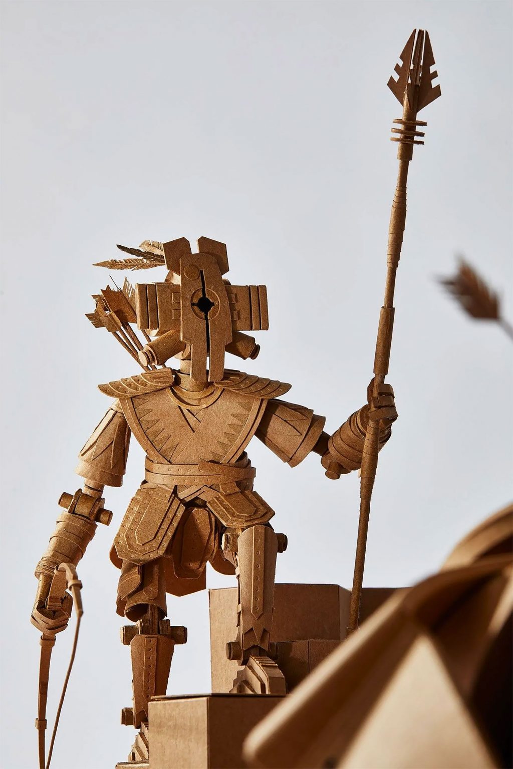 Intricate Cardboard Sculptures by Greg Olijnyk | Daily design ...