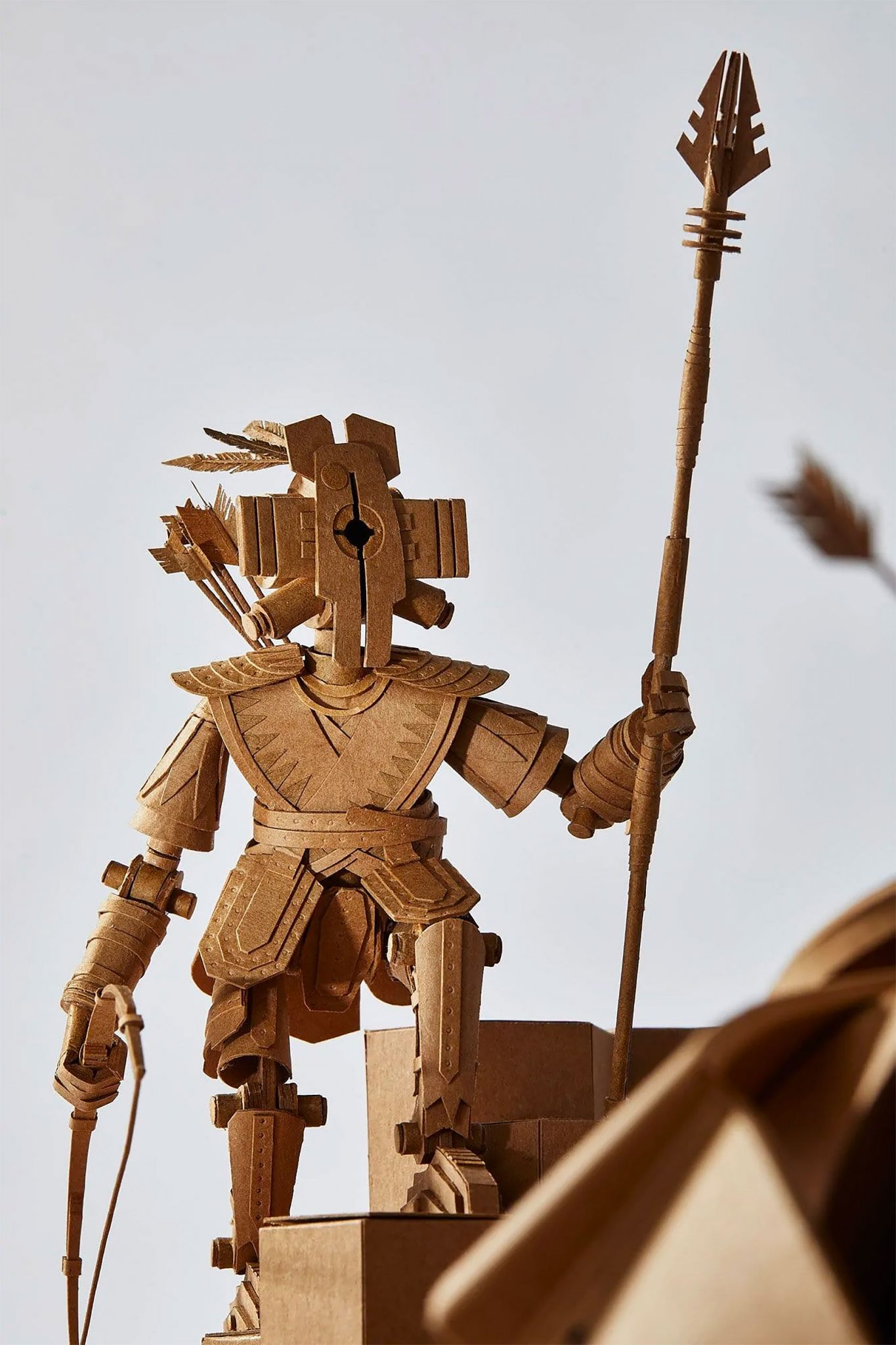 Intricate Cardboard Sculptures by Greg Olijnyk | Daily design ...