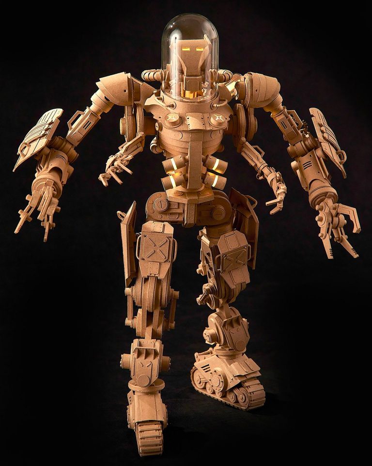 Intricate Cardboard Sculptures by Greg Olijnyk | Daily design ...