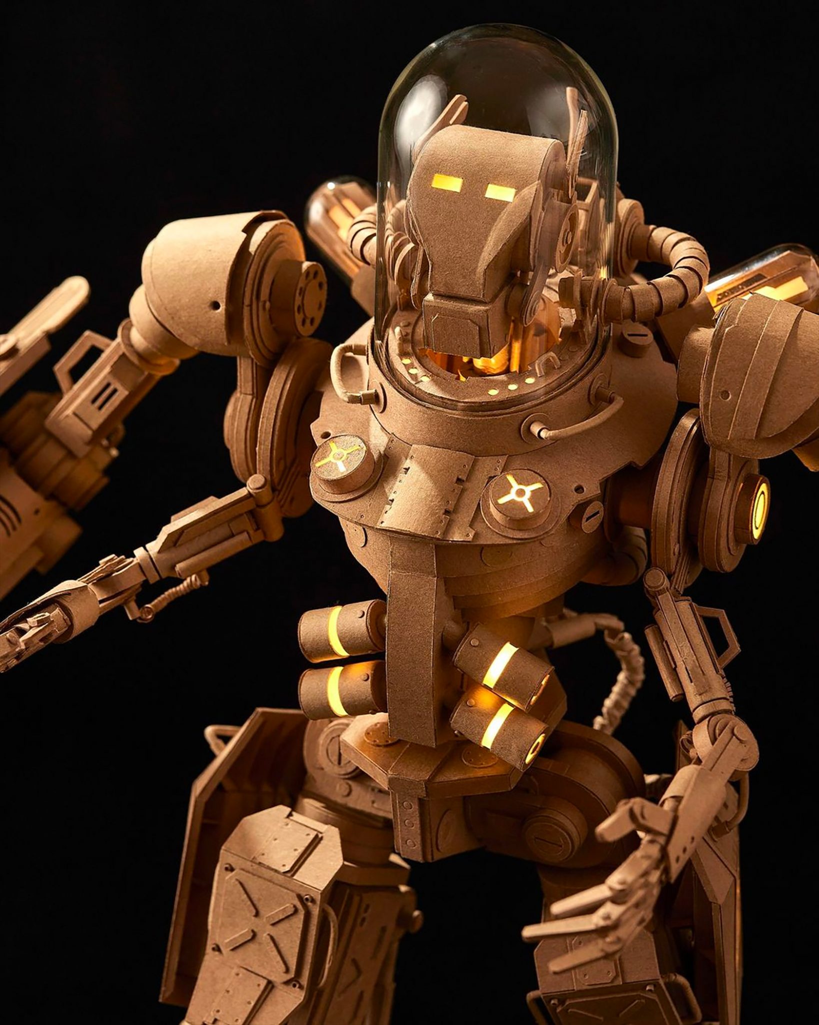 Intricate Cardboard Sculptures by Greg Olijnyk | Daily design ...