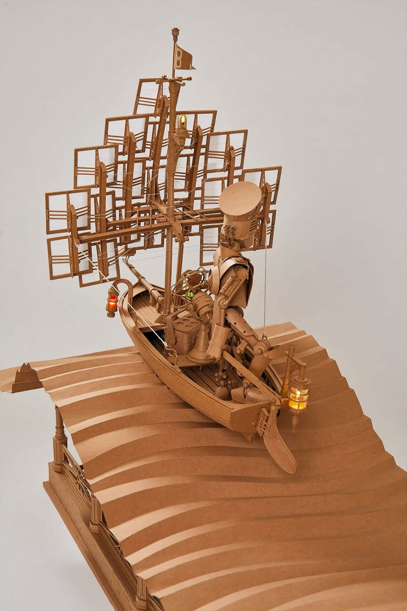Intricate Cardboard Sculptures by Greg Olijnyk | Daily design ...