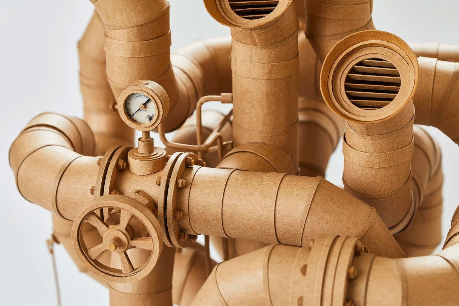 Intricate Cardboard Sculptures by Greg Olijnyk | Daily design ...