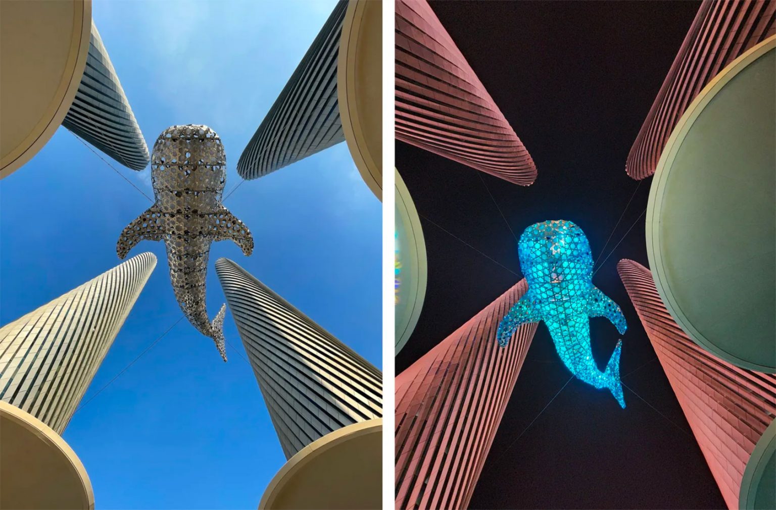 Al Nehem Whale Shark Installation by Marco Balich | Daily design ...