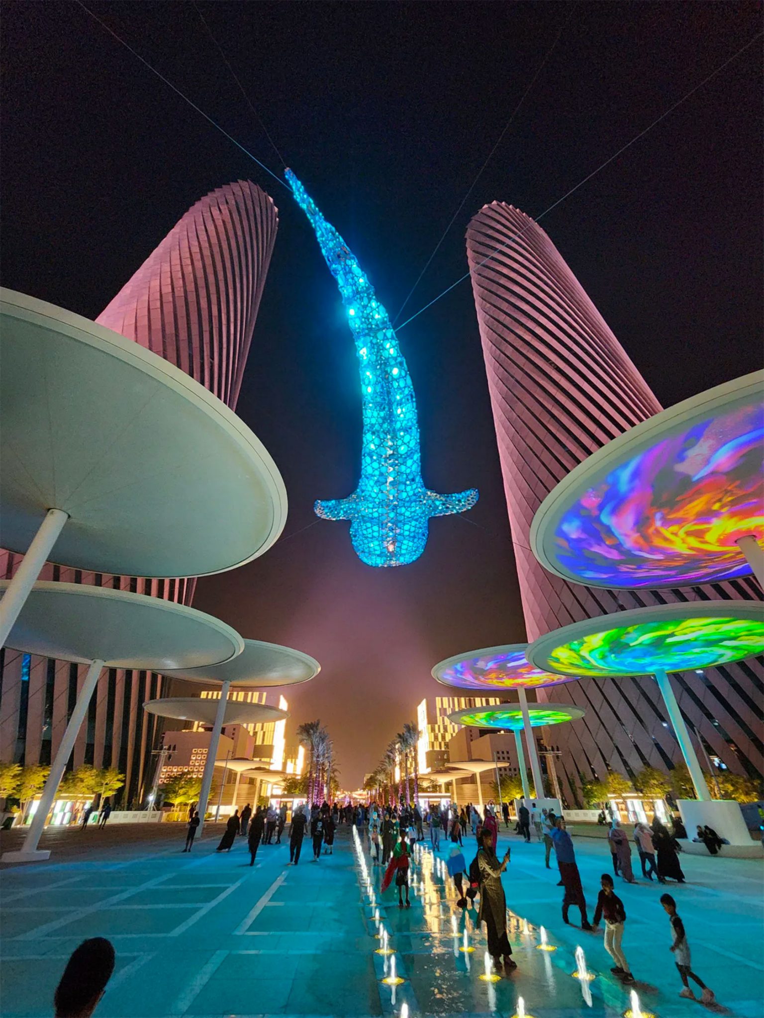 Al Nehem Whale Shark Installation by Marco Balich | Daily design ...