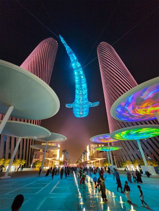 Al Nehem Whale Shark Installation by Marco Balich | Daily design ...