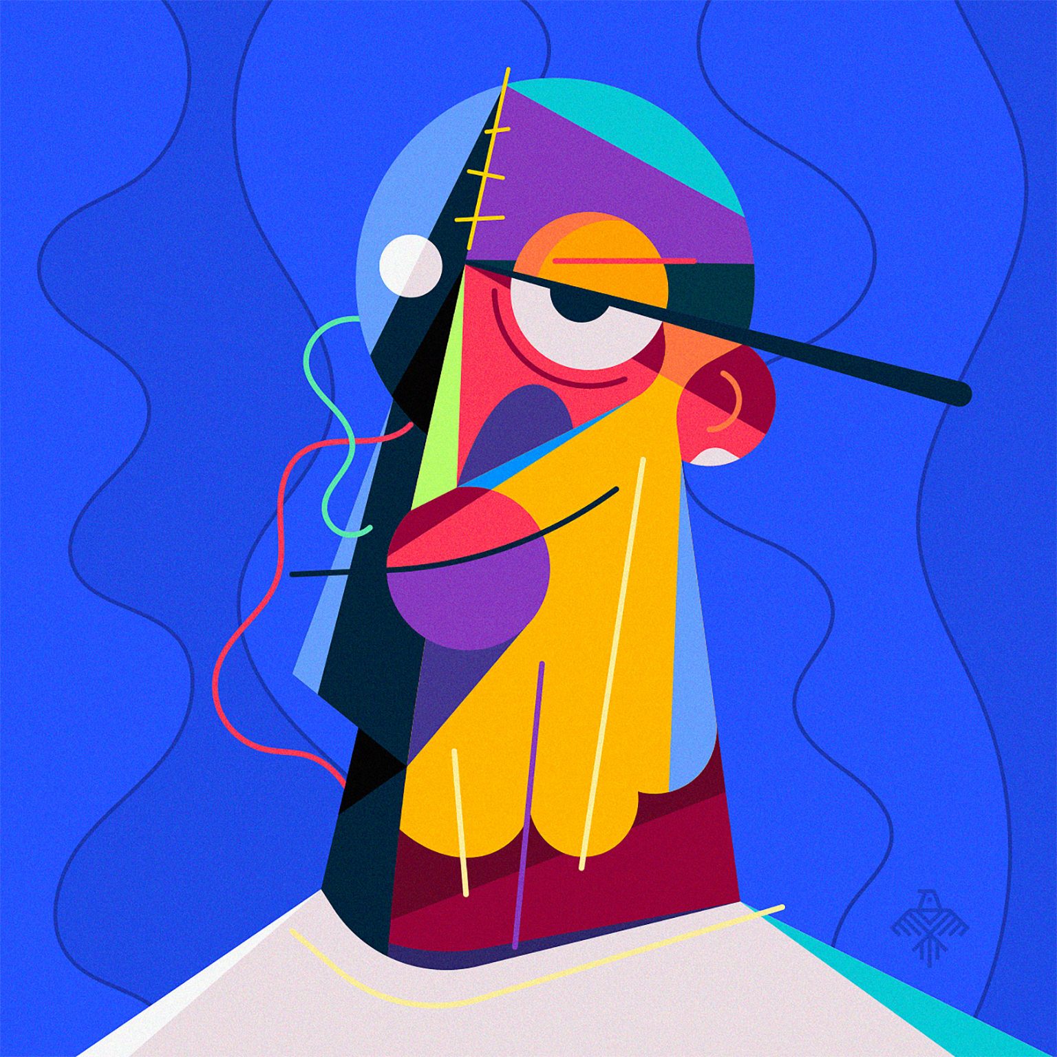 Abstract Illustrations & Portraits by Mark Rise | Daily design ...