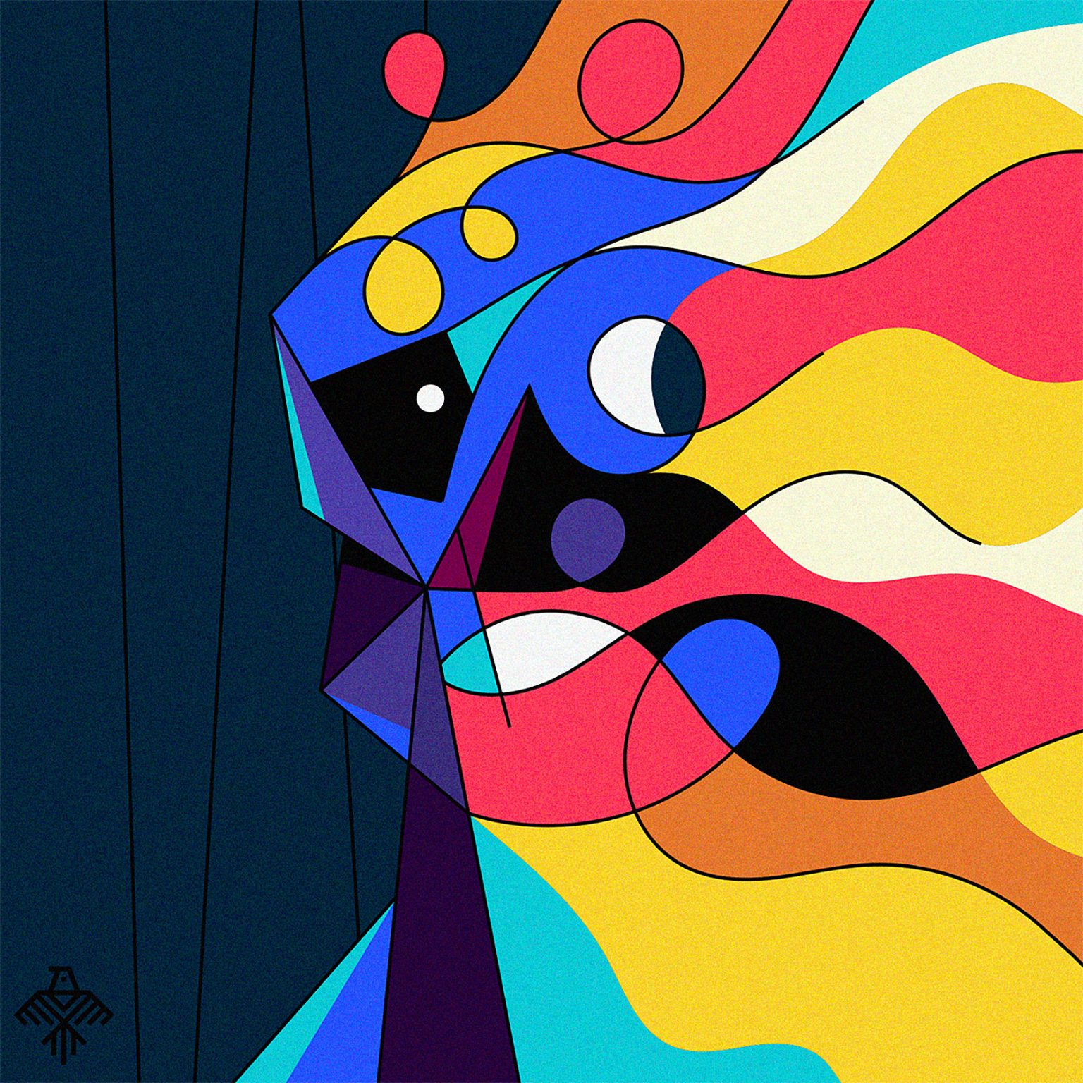Abstract Illustrations & Portraits by Mark Rise | Daily design ...