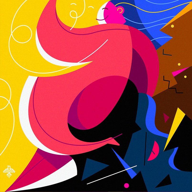 Abstract Illustrations & Portraits by Mark Rise | Daily design ...